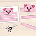 Pig Paper Crown Template Coloring Activity Printable Kids Craft Farm ...