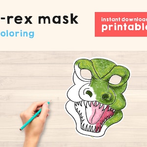 Trex Mask Dinosaur Mask Dinosaur Costume Party Favor T-rex Mask ...