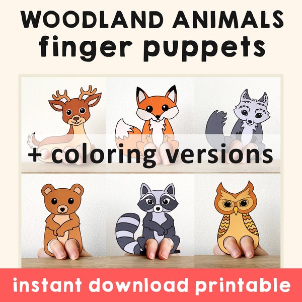Finger Puppet - Etsy