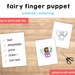 Fairy Paper Craft Printable Finger Puppet Template Kids Craft Activity ...