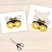 Bee Mask Costume Animal Mask Printable Party Favor Insect Halloween ...