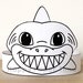 Shark Paper Crown Party Costume Printable Party Hat Kids Craft Ocean ...