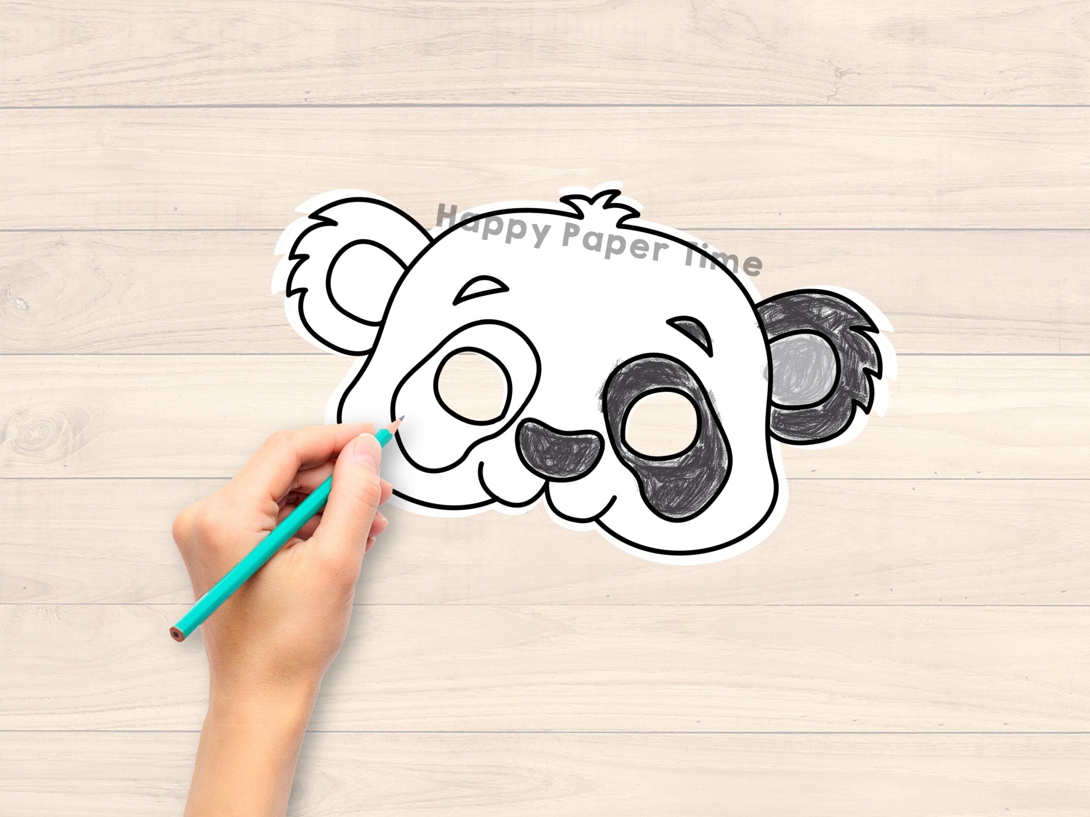 Panda Mask Costume Animal Mask Printable Party Favor Asian - Etsy
