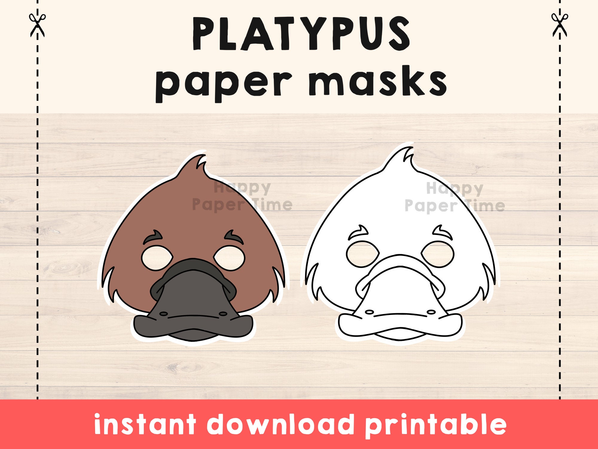 Platypus Tail Costume