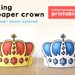Prince Paper Crown King Royal Printable Kids Craft Prince - Etsy