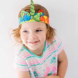 Unicorn Paper Crown Coloring Printable Kids Craft Unicorn Princess ...