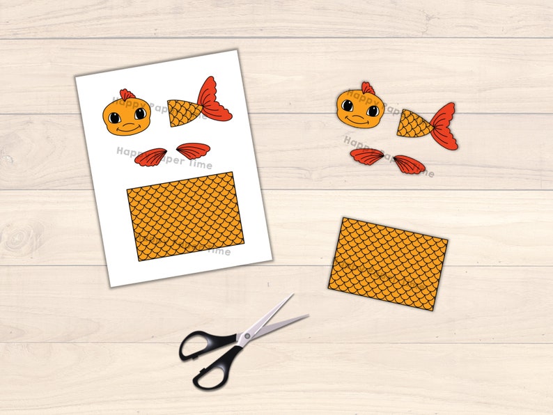 Goldfish Toilet Paper Roll Craft Fish Pets Animal Party | Etsy