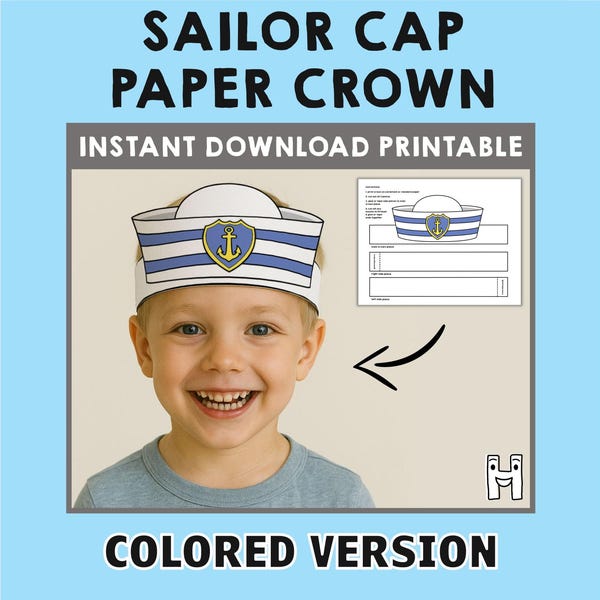 Sailor Hat - Etsy