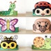 Bugs Insects Paper Crowns Butterfly Caterpillar Ladybug Bee Printable ...