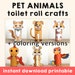 Sarcophagus Toilet Paper Roll Craft Ancient Egypt Party Coloring ...