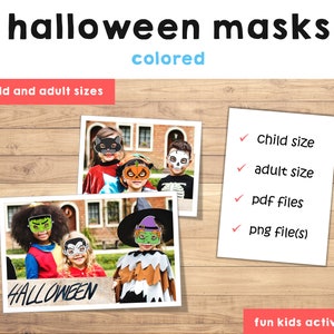 Halloween Mask Kids Diy Halloween Costume Pumpkin Mask Witch Mask ...