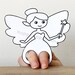 Fairy Paper Craft Printable Finger Puppet Template Kids Craft Activity ...