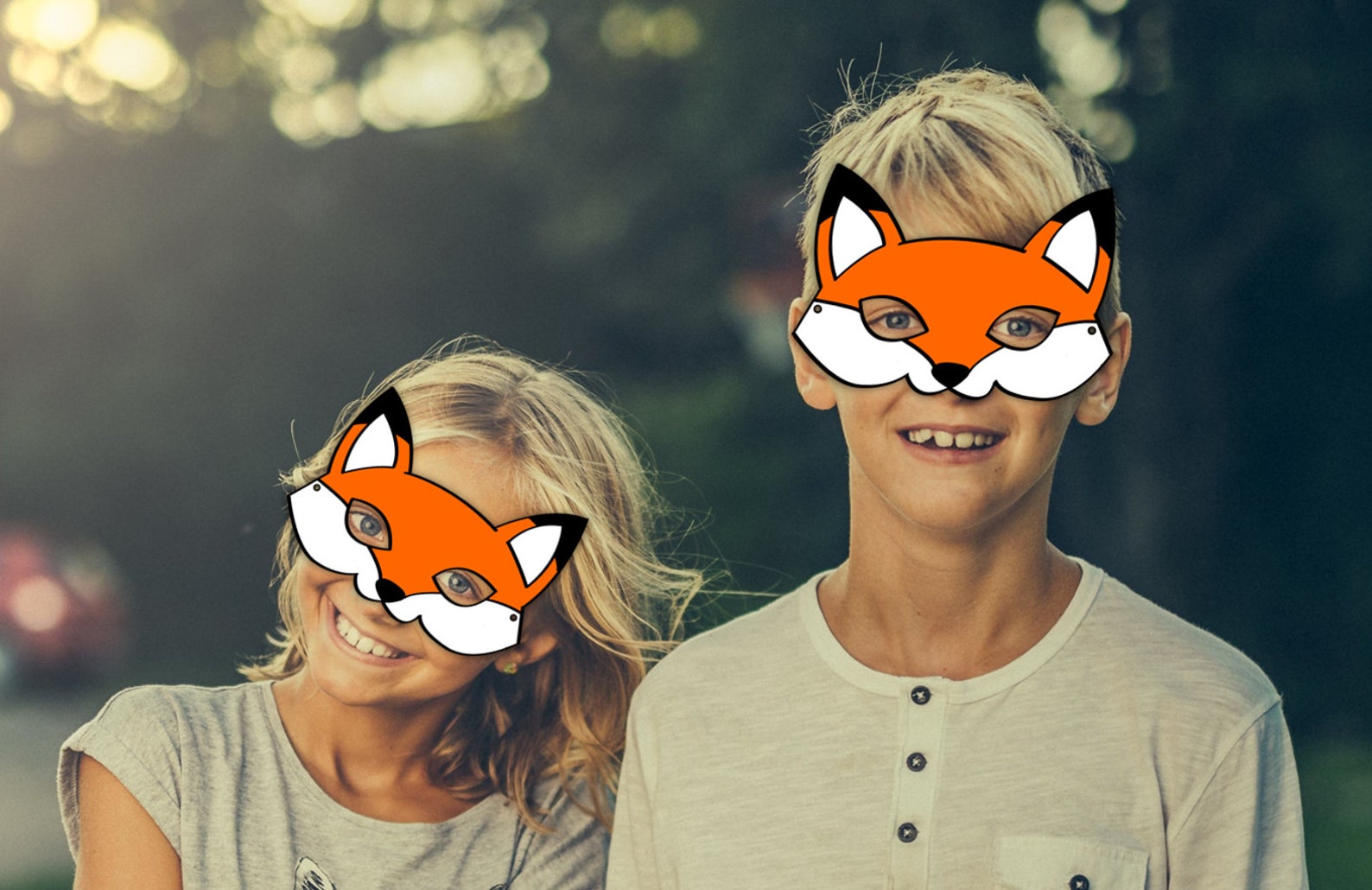 Fox costume Animal Mask Fox mask Fox Party Animal | Etsy