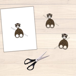 Emu Paper Craft Printable Australian Animal Finger Puppet Kids Craft ...
