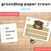 Groundhog Day Paper Crown Party Printable Kids Craft Spring Costume ...