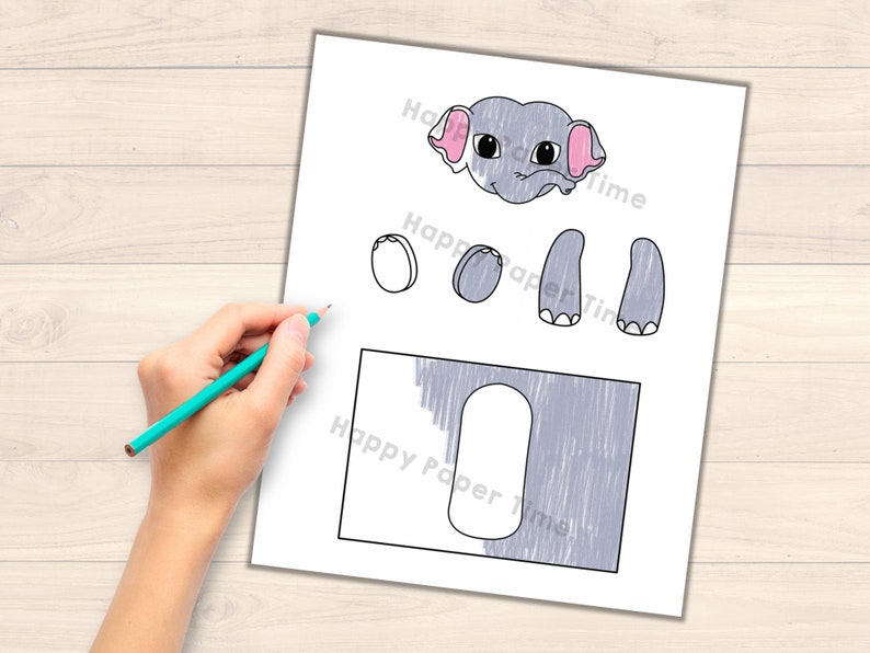 Asian Elephant Toilet Paper Roll Craft Asian Animal Jungle - Etsy