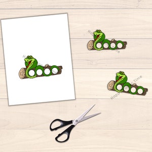 Cobra Snake Paper Craft Printable Asian Animal Reptile Finger Puppet ...