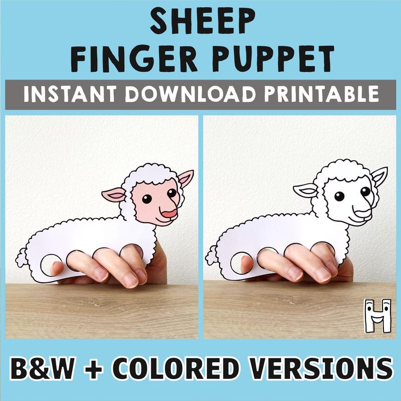 Sheep Puppet - Etsy