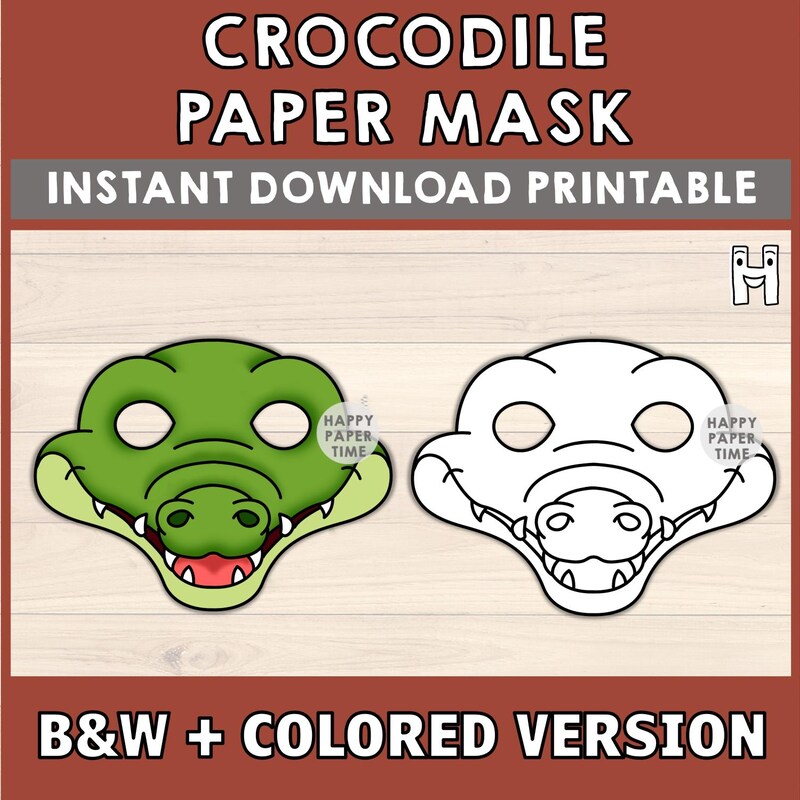 Crocodile Mask - Etsy