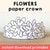Princess Paper Crown Template Fantasy Medieval Party Headband Coloring ...