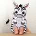 Zebra Paper Craft Printable African Animal Finger Puppet Kids - Etsy