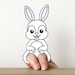 Rabbit Bunny Paper Craft Printable Farm Animal Finger Puppet Kids Craft ...