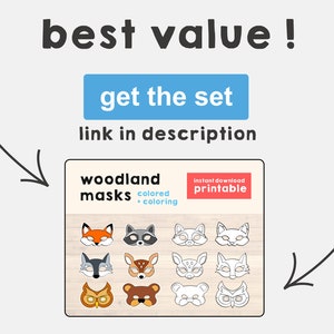 Bear Mask Woodland Mask Animal Mask Party Favor Bear Printable Woodland ...