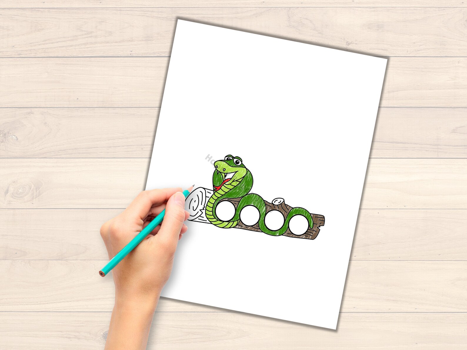 Cobra Snake Paper Craft Printable Asian Animal Reptile Finger Puppet ...