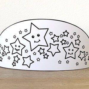 Stars Paper Crowns Astronomy Summer Spring Printable Kids Craft ...