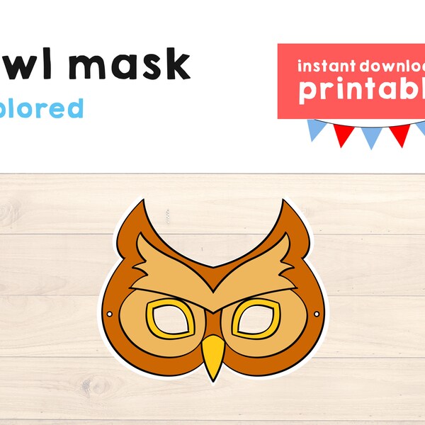 Owl Mask - Etsy