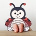 Ladybug Paper Craft Printable Finger Puppet Template Kids Craft ...