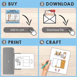 Hamster Toilet Paper Roll Craft Rodent Pets Animal Party Coloring ...