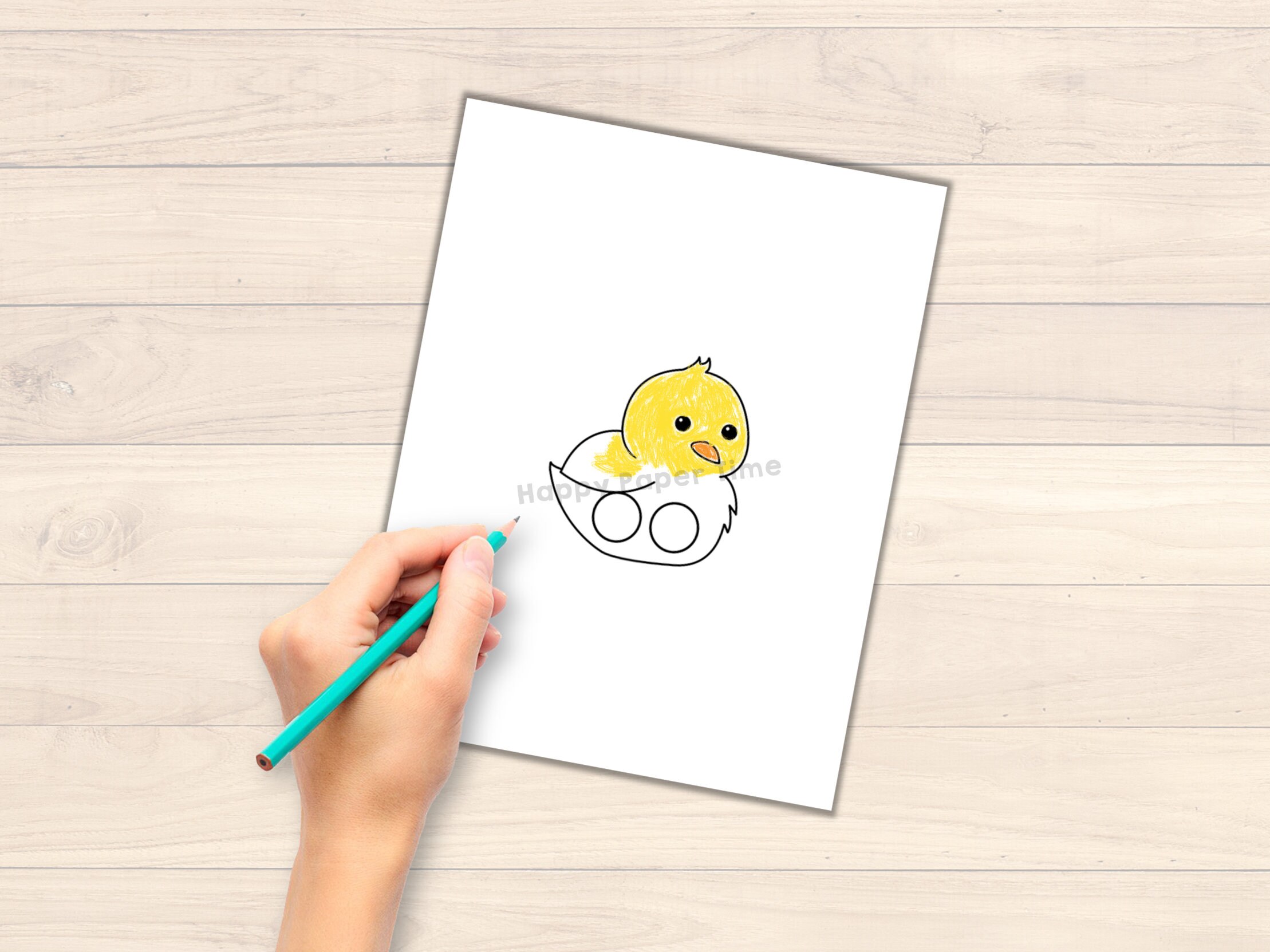 Chick Paper Craft Printable Farm Animal Finger Puppet Kids - Etsy