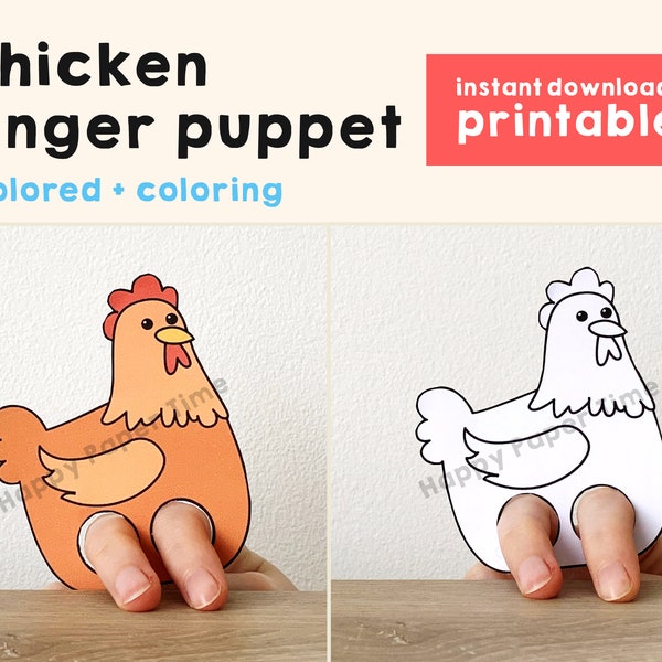Chicken Puppet - Etsy