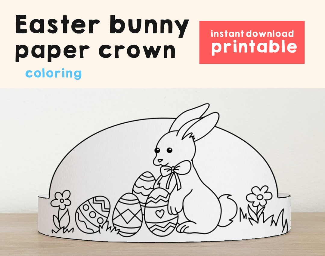 Bunny Paper Crowns - Mom. Wife. Busy Life.