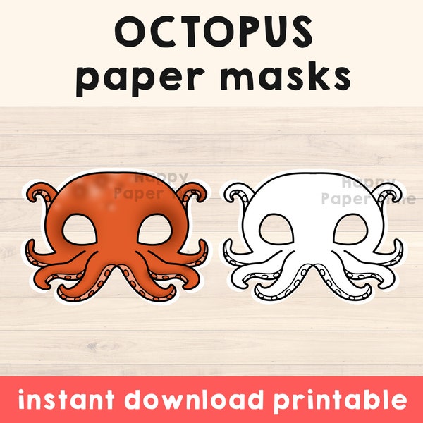 Octopus Mask - Etsy