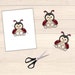 Ladybug Paper Craft Printable Finger Puppet Template Kids Craft ...