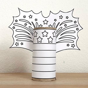 US Flag Toilet Paper Roll Craft America Symbol 4th of July United ...