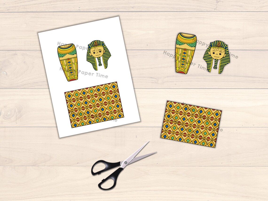 Sarcophagus Toilet Paper Roll Craft Ancient Egypt Party - Etsy