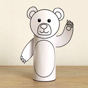 Woodland Animals Toilet Paper Roll Craft Forest Party Coloring ...