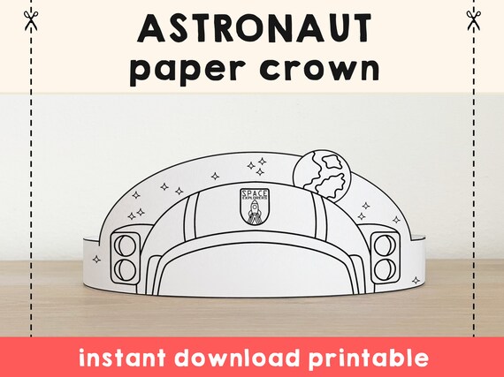 Astronaut Helmet Coloring Pages