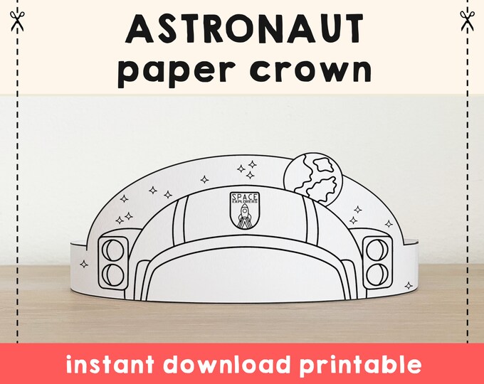 8 Space Party Masks, Space Party Hats, Space Dress Up, Outer Space ...