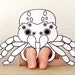 Spider Paper Craft Printable Finger Puppet Bug Template Kids Craft ...