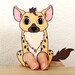 Hyena Paper Craft Printable African Animal Finger Puppet Kids Craft ...