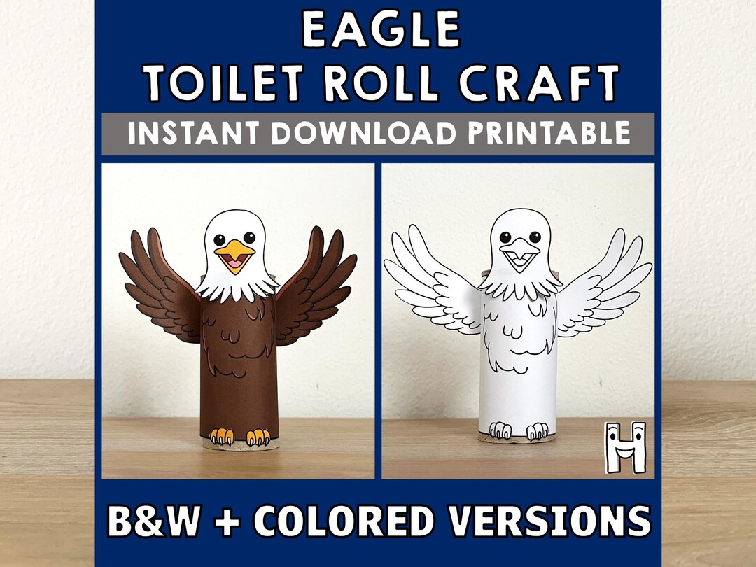 Eagle Toilet Paper Roll Craft America Symbol 4th of July United States ...