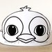 Penguin Paper Crown Party Coloring Paper Hat Printable Kids Craft Cute ...
