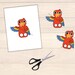Parrot Paper Craft Printable Pet Animal Finger Puppet Bird Kids Craft ...