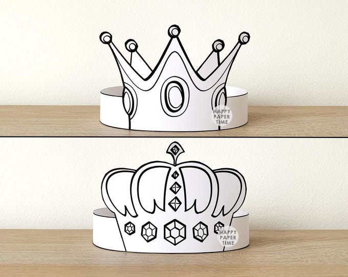 Gingerbread Man Paper Crown Hat Christmas Winter Holiday Party Coloring ...