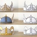 Viking Paper Crown Activity Printable Kids Craft Helmet - Etsy