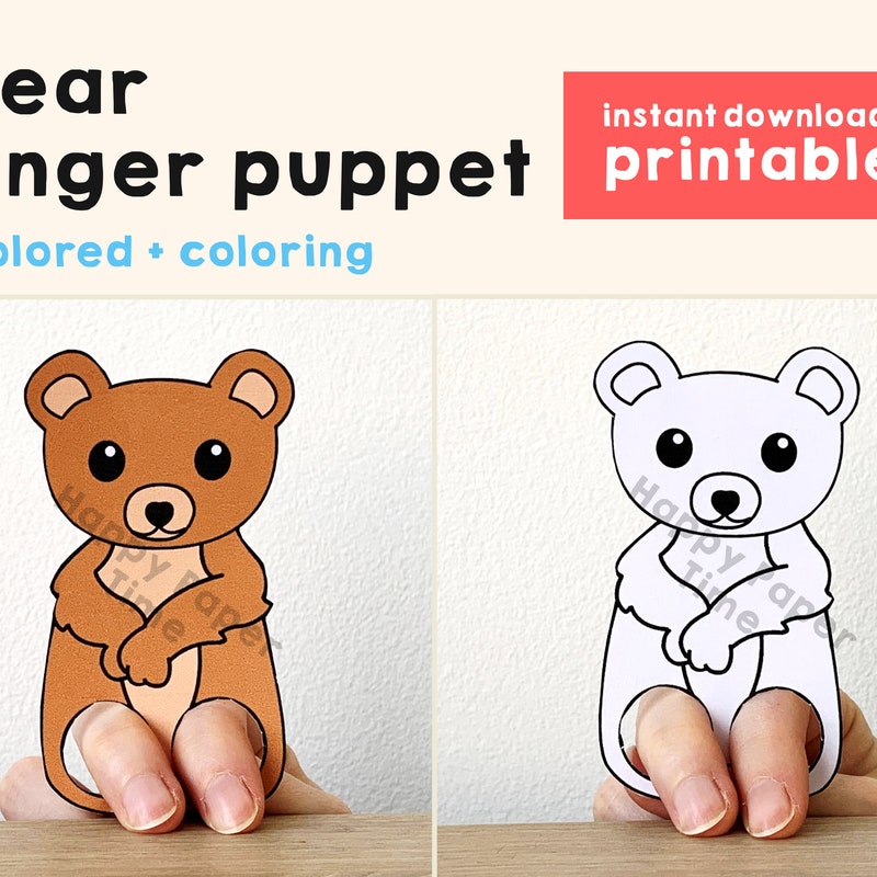 Bear Puppet - Etsy